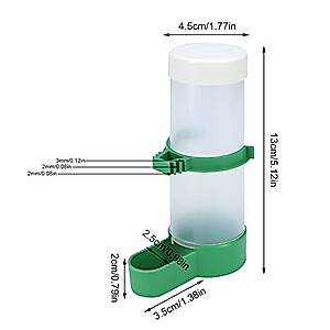 Bird Automatic Feeder Parrot Food and Water Dispenser Fountain Feeder for Bird Parrot Parakeet Conure Lovebird Cockatiel Finch Canary