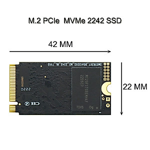 FLEANE FT42A 1TB M.2 42mm 2242 PCIe 3.0 x4 NVMe SSD 3D NAND TLC High Performance Internal Solid State Drive Compatible with Laptop Desktop Notebook PC
