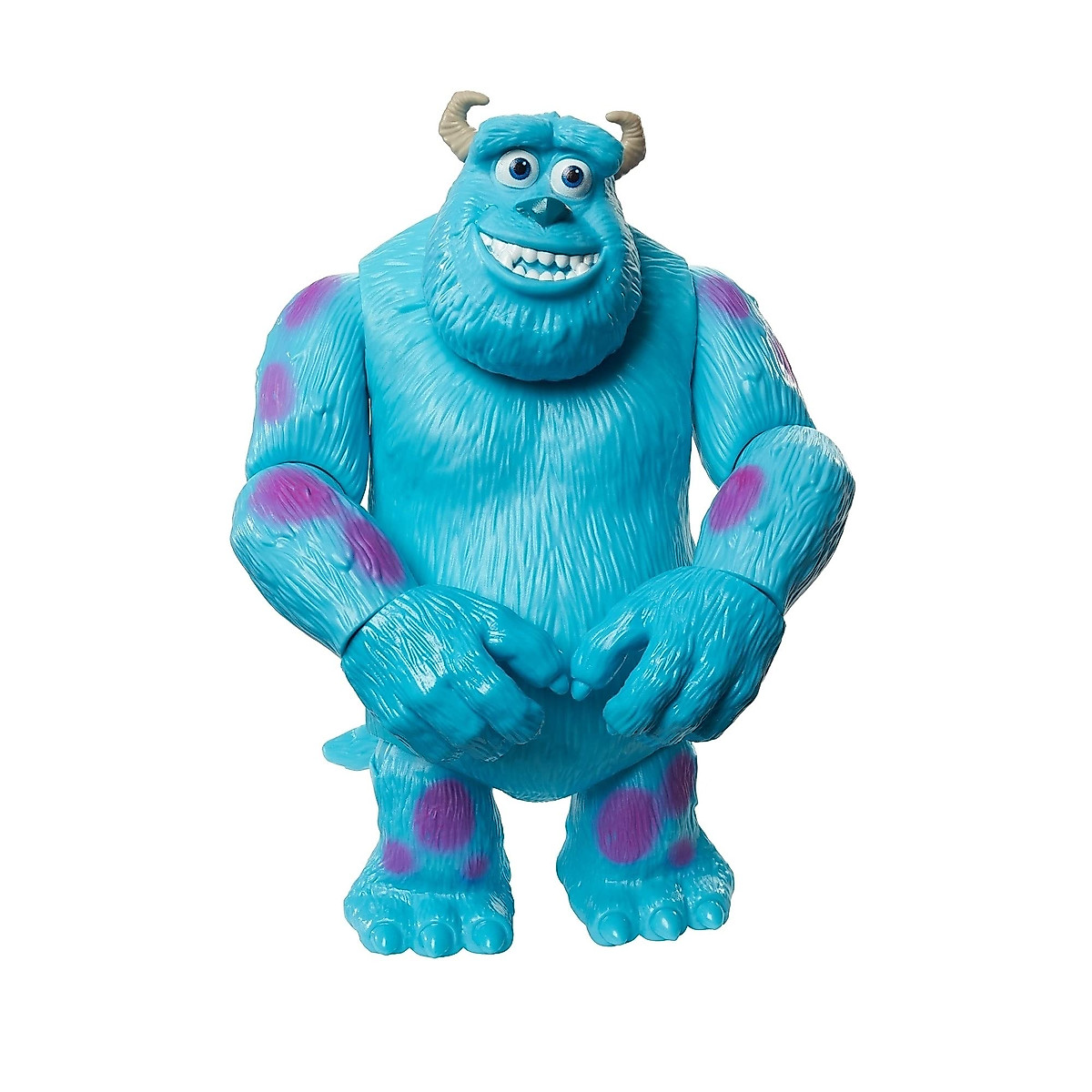 Pixar Sulley Figure True to Movie Scale Character Action Doll Highly Posable with Authentic Costumes for Storytelling, Collecting, Monsters, Inc. Toys for Kids Gift Ages 3 and Up