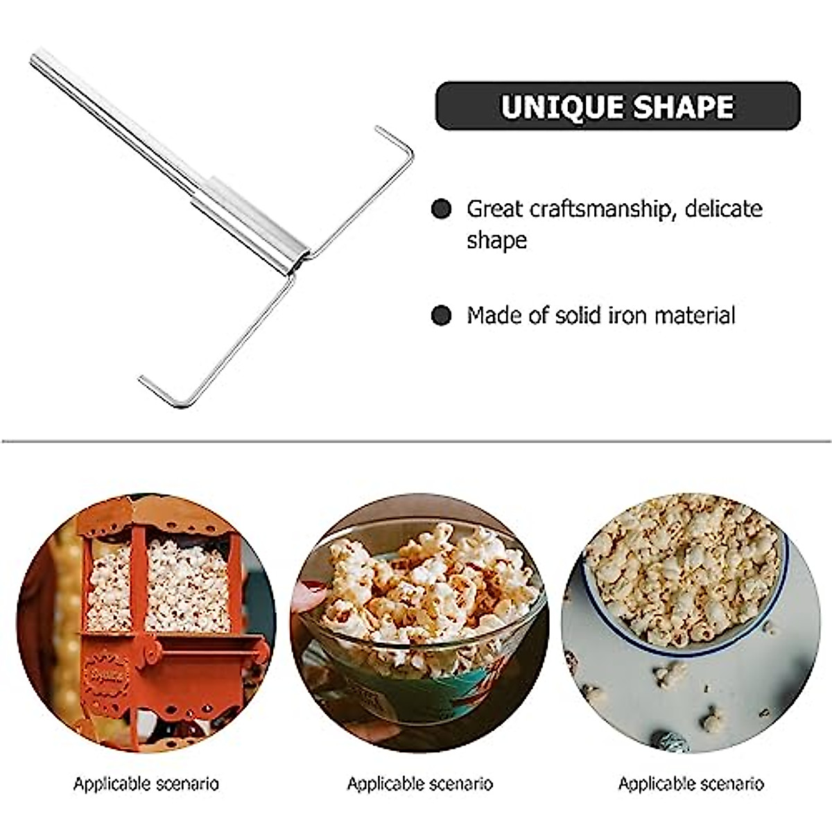 DOITOOL Popcorn Machine Mixer Popcorn Stirring Rods Popcorn Maker Whisk for Popcorn Machine Parts Replacement Accessoroies