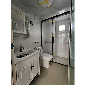 Luxury 40 ft Tiny House: Portable prefab Home with 2 bedrooms, a Fully Equipped Bathroom and Kitchen, Designed for Adult Living. This Foldable Mobile Home boasts a Durable Steel Frame.