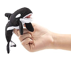 Folkmanis Mini Orca, Black, White