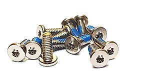 12X Silver T5 TORX Blue Nylok Laptop Machine Screws M2X6mm M2x6L 2x6.0