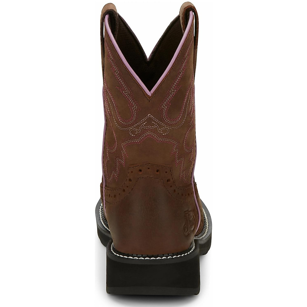 Justin Women's Wanette Western Work Boot Steel Toe Distressed Brown 7.5 M US