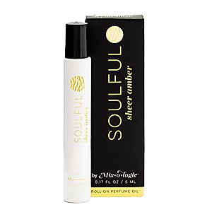 Mixologie Perfume Rollerball Alcohol-Free Roll-On Perfume (Soulful (Sheer Amber))