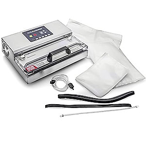 Avid Armor - Vacuum Sealer Machine A100, Vacuum Food Sealer for Food, Meat Sealers Vacuum Packing Machine, Compact Vacuum Sealers with 12-Inch Vaccum Sealer Bar