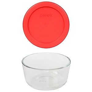 Pyrex Simply Store 8-Piece Glass Food Storage Set (4 vessels and 4 lids), standard packaging