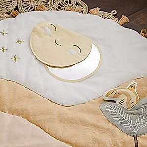 Crane Baby Activity Mat, Interactive Infant and Baby Playmat for Boys and Girls, Desert Sunset, 36” x 36”