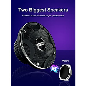 Nylavee Computer Speakers, PC Sound bar for Desktop, HiFi Stereo Soundbar, Large Speaker Drivers, 3.5mm Aux-in Connection, USB Powered Mini Speaker Soundbar for Desktop Monitor, PC, Laptop, Tablets