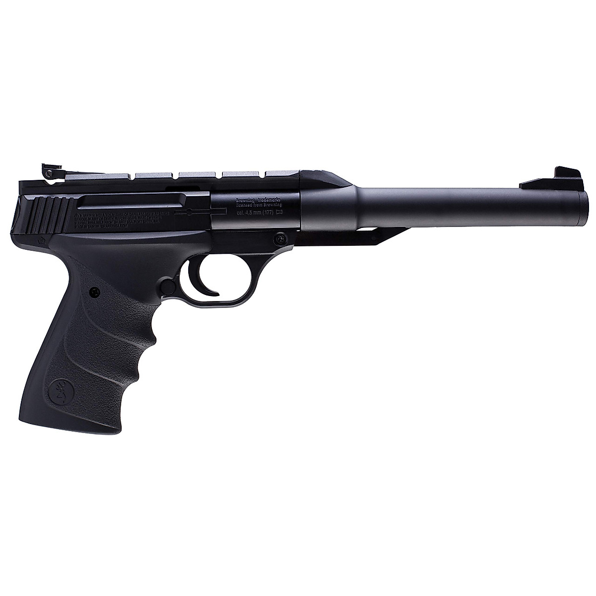 Umarex Browning Buck Mark URX Single Shot Break Barrel .177 Caliber Pellet Gun Air Pistol, Black