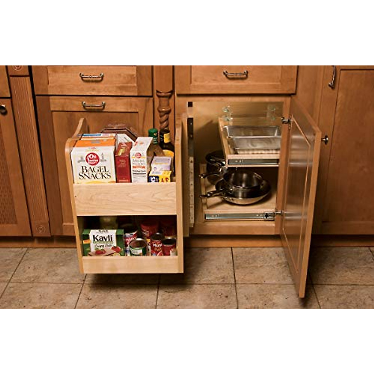 Omega National Maple Blind Corner Caddy