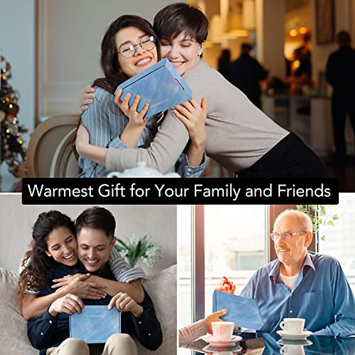 Coffee Mug Warmer for Desk, Electric Coffee Cup Warmer with 3-Temp Settings, Smart Coffee Warmer for Desk Auto Shut Off, Enlarged Heating Plate Suitable for Most Cups, Gift for Your Friends and Family