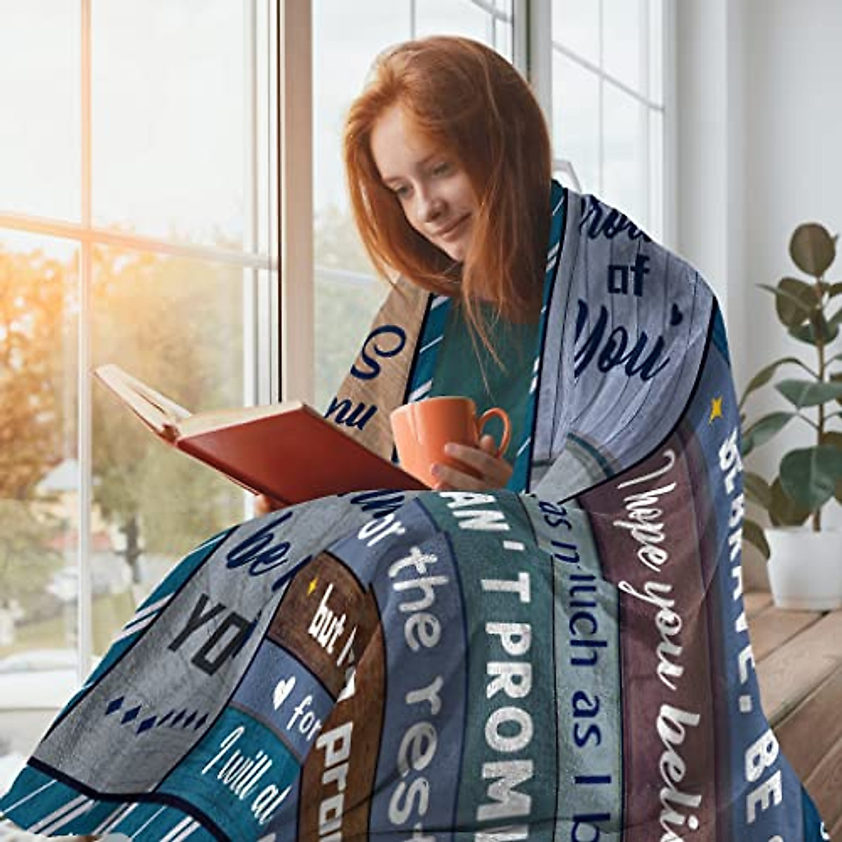 Tsefiwo to My Son Blanket Son Gifts from Mom Gifts for Son from Mom Dad Happy Birthday Gifts for Son Graduation Gifts for Son, Gifts for Father's Day Blanket 60x50 Inch