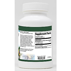 Red Raspberry Leaf (Certified Organic) - 450 mg (100 Capsules, ZIN: 518667) - 2 Pack