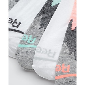 Reebok Women's Athletic Socks - Performance Low Cut Socks (12 Pack), Size 4-10, Coral Pink/White