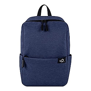 WATERFLY Mini Basic Lightweight Backpack: Simple Solid Color Lightweight Casual Everyday Backpack Small Basic Ultralight Travel Daypack For Woman Man Adult