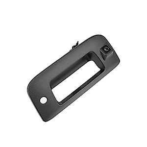 Arokzn Rear View Camera Backup Tailgate Handle Camera Compatible with Chevy Silverado and GMC Sierra Years 2007-2013,Tailgate Door Handle Replacement Camera(Color: Black)