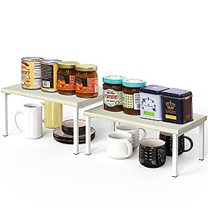 Simple Houseware Expandable Counter Shelf, Maple