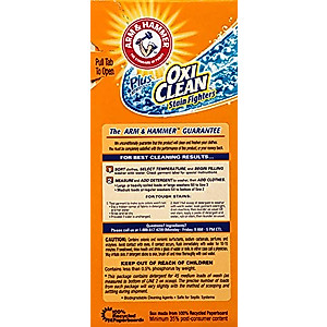 Arm & Hammer Plus OxiClean Powder Laundry Detergent, Fresh Scent, 45 Loads