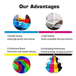 Koala Compatible Refilled Ink Bottle Replacement for 502 T502 Compatible with ET-2700 ET-2750 ET-2760 ET-3750 ST-2000 ST-3000 ST-4000 Printer Black, Cyan, Magenta, Yellow,4 Pack