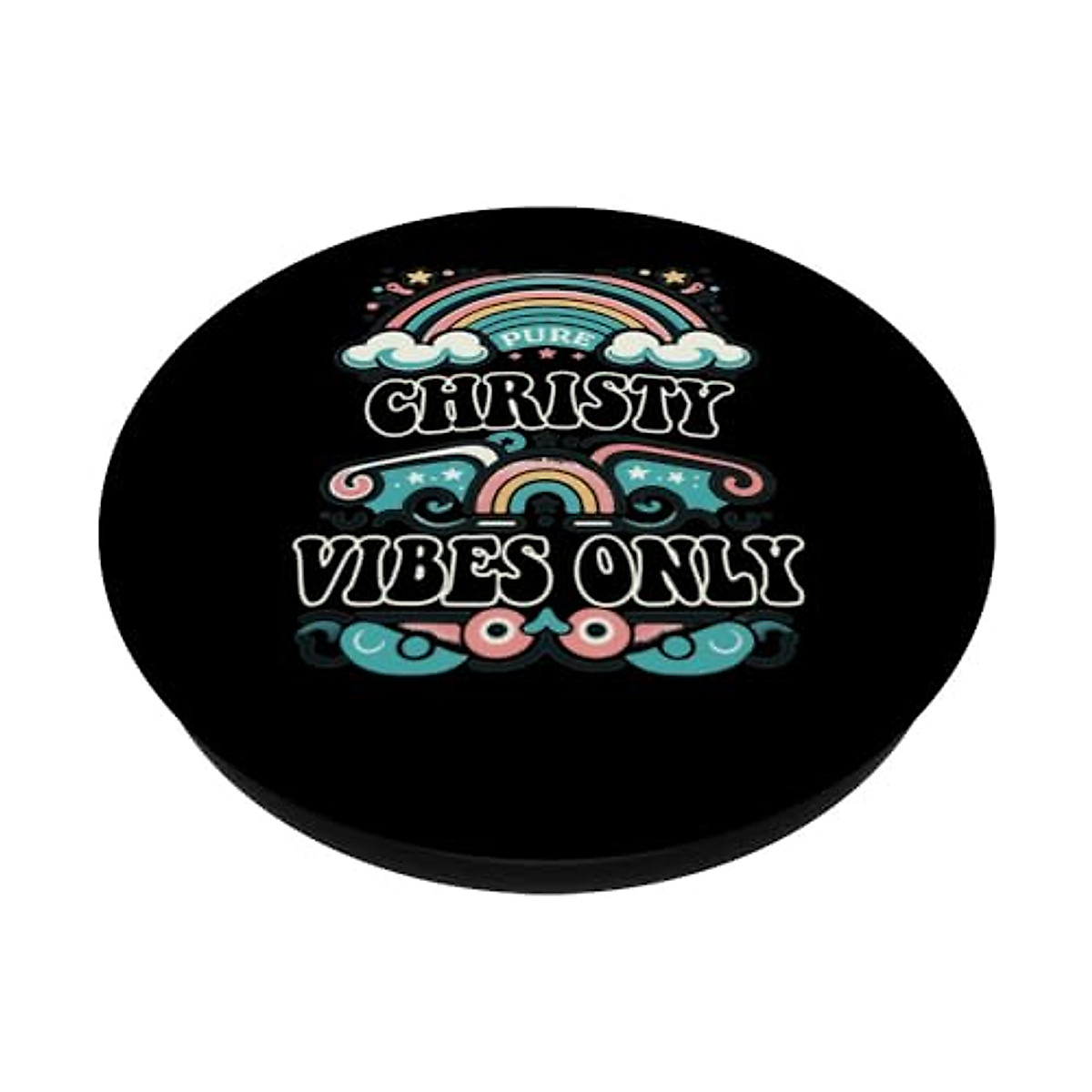 CHRISTY Vibes Only Cute Retro Girls CHRISTY Name PopSockets Standard PopGrip