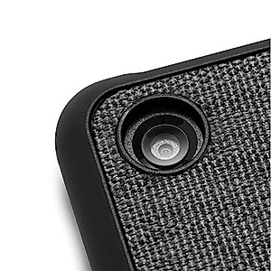 Fire 7 Tablet (7" display, 16 GB) - Black + Fire 7 Tablet Case, Sage + NuPro Clear Screen Protector (2-Pack)