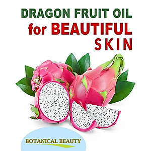 DRAGON FRUIT SEED OIL 100% Pure Natural Virgin Unrefined Cold-Pressed Carrier Oil 0.5 Fl.oz.- 15 ml for FACE, SKIN, DAMAGED HAIR, NAILS by Botanical Beauty