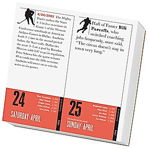 Official 365 Sports Facts-A-Year Page-A-Day Calendar 2021