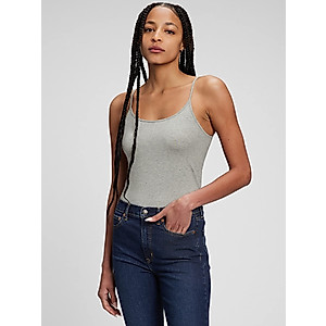 GAP Womens Scoopneck Layering Cami Shirt, Multi, Large US