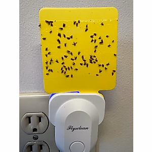 18 Pack Flying Insect Trap Refill Kit, Indoor Plug-in Fly Trap Refill Sticky Glue Cards, Safe Non-Toxic Easy to Use Flying Insect Catcher Sticky Refill Kit for Flies, Gnats, Moths and Other Insects