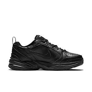 Nike Mens AIR Monarch IV (4E), Black/Black, 8.5