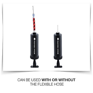 The Friendly Swede Ball Pump for Sports Balls, Including Ball Pump Needles and Nozzles, Hand Air Pump for Balls, Basketball Pump, Hand Pump for Inflatables, Soccer Ball Pump - Black (3 Pack)