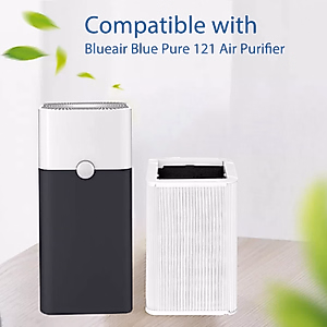 True HEPA 121 Replacement Filter Compatible with Blueair Blue Pure 121 Purifier, Particle True HEPA Filter and Activated Carbon