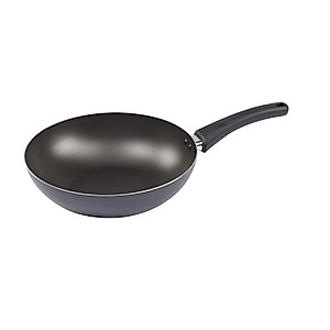 GoodCook Everyday Nonstick 11-Inch Stir Fry Pan, Deep Walled Skillet for Easy Mixing, Even-Heating Aluminum Wok, Ergonomic Handle, Charcoal Silicone Lacquer, Black Frying Pan