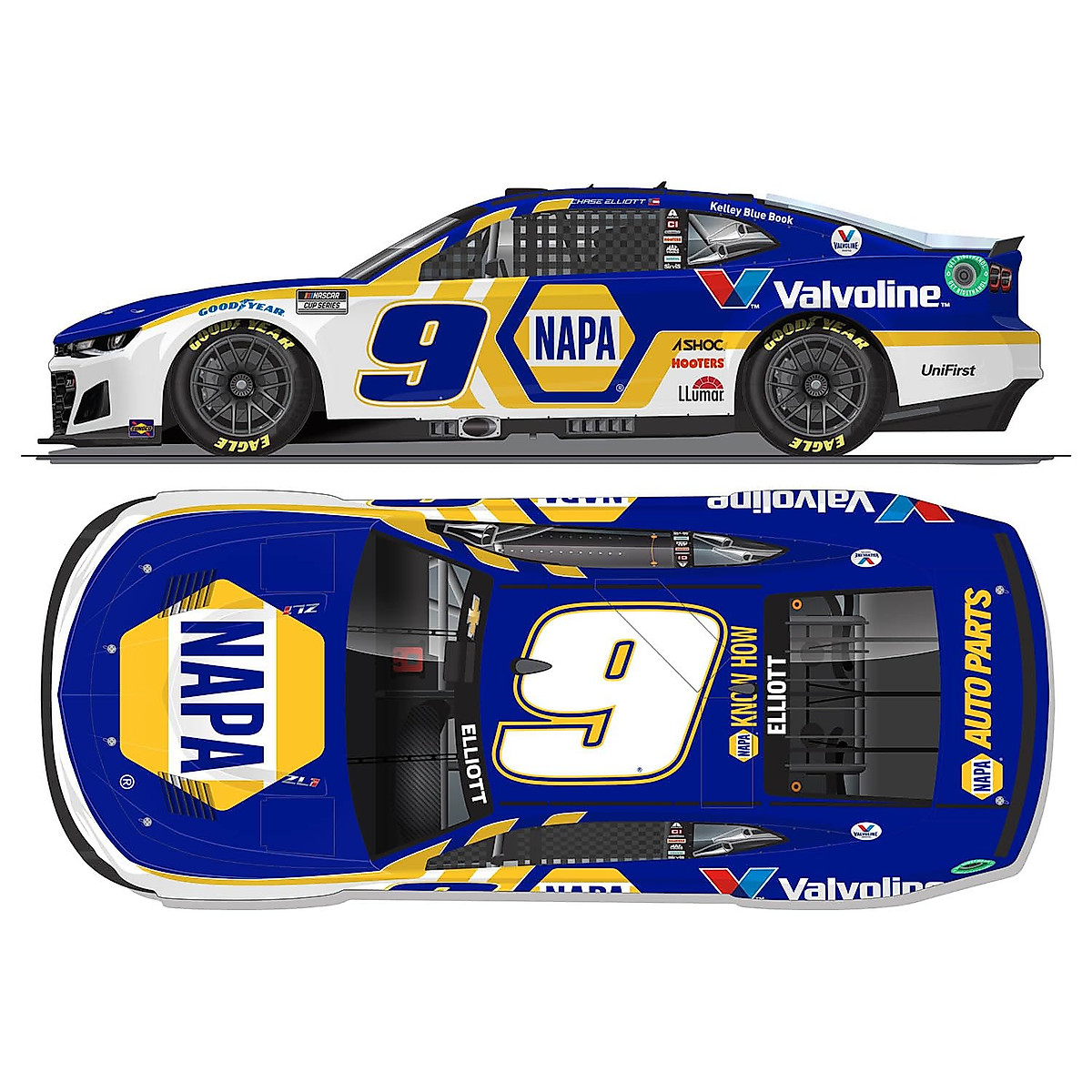Lionel Racing Chase Elliott 2022 NAPA Val Diecast Car 1:64 Scale