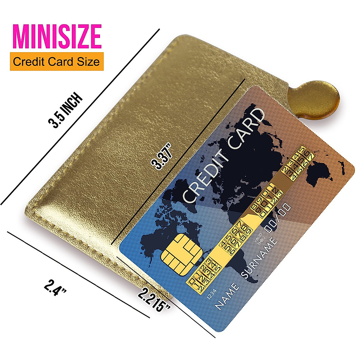 IBEET Unbreakable Stainless Steel Makeup Mirrors,Vanity Mirror Small for Purse Handbag Travel, Rectangular Handheld Compact Pocket Mirror Tiny Wallet Mirror Plate for Makeup