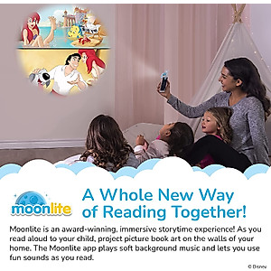 Moonlite Storybook Reels for Flashlight Projector, Kids Toddler | Curious George | Story Reel Pack for 12 Months and Up