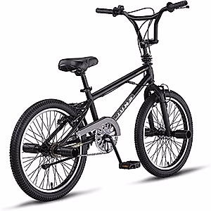 Kutrick BMX Bike Handlebar Grips - Soft 145mm Flange Longneck ST Grips for BMX Bike Bicycle Bars and Scooter Bars with Plug End -Stylish Multiple Colors available