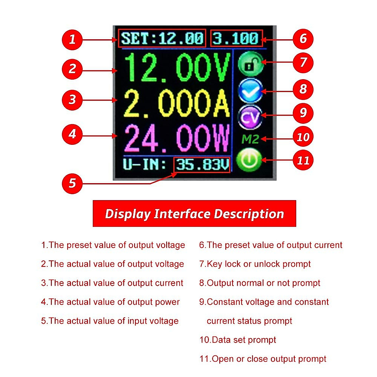 Communication Version Numerical Control Voltage Power Supply Adjustable Volt Transformer Step Down Voltage Converter Power Regulator Panel(DPS5005-USB-BT)