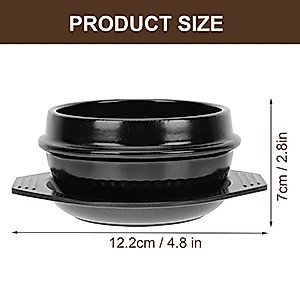 Yardwe Korean Dolsot Bowls Korean Cooking 2 dolsot Bowl Korean Pot Korean dolsot Bowl Bowl Korean Cooking Bibimbap Bowl