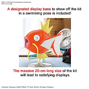 Bandai Hobby - Pokémon - 01 Magikarp, Bandai Spirits Pokémon Big Model Kit