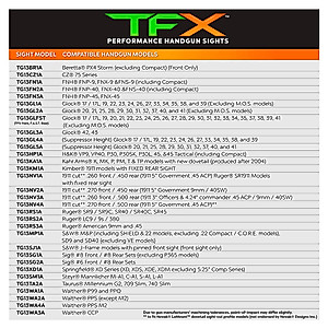 TRUGLO Brite-Site TFX Sig #6/#8 Handgun Sights (TG13SG2A)