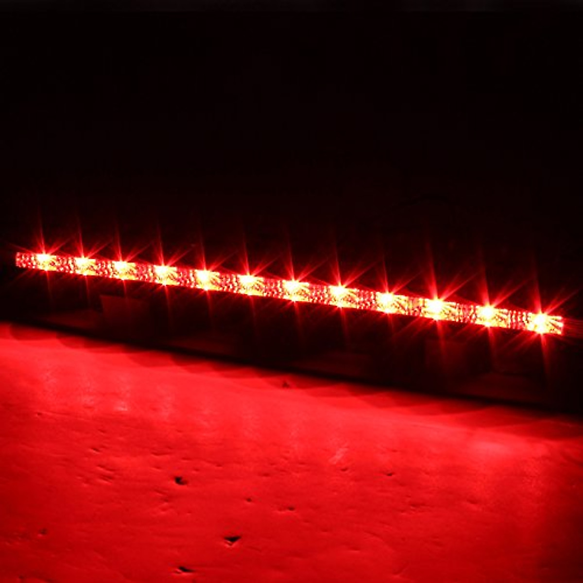 AKKON - For Ford Mustang LED Replacement 3rd Brake Tail Light Rear Third Trunk Cargo Lamp Smoke