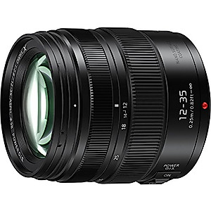 Panasonic LUMIX Professional 12-35mm Camera Lens G X VARIO II, F2.8 ASPH, Dual I.S. 2.0 with Power O.I.S., Mirrorless Micro Four Thirds, H-HSA12035 (2017 Model, Black)