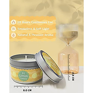Candles for Home Scented, 9 Pack 3.2 OZ Scented Candles Gifts for Women, 20 Hours Long Lasting Aromatherapy Candles Set, Natural Soy Wax Candles, Ideal Gift for Valentine, Mother's Day
