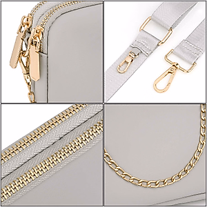 UTO Small Crossbody Bags for Women 3 in 1 Trendy Belt Purse Fashion Designer Mini Cute Sling Fanny Chest Pack