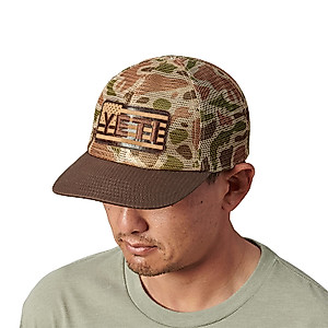YETI USA Flag Hat, Brown/Camo, One Size