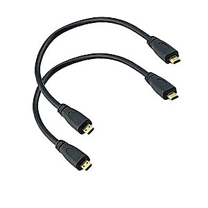 Micro HDMI to Micro HDMI Cable;Seadream 2Pack Gold Plated High Speed Micro HDMI Extension Cable Micro HDMI Male to Micro HDMI Male Cable,Micro HDMI Type D Male to Male Cable
