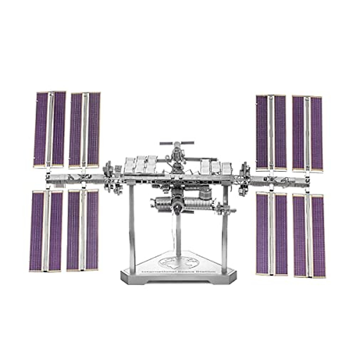 Metal Earth Fascinations Premium Series International Space Station 3D Metal Model Kit Bundle with Tweezers