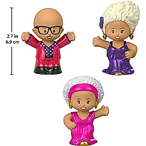 Little People Collector Rupaul Special Edition Figure Set In Display Gift Package for Adults & Fans, 3 Figurines